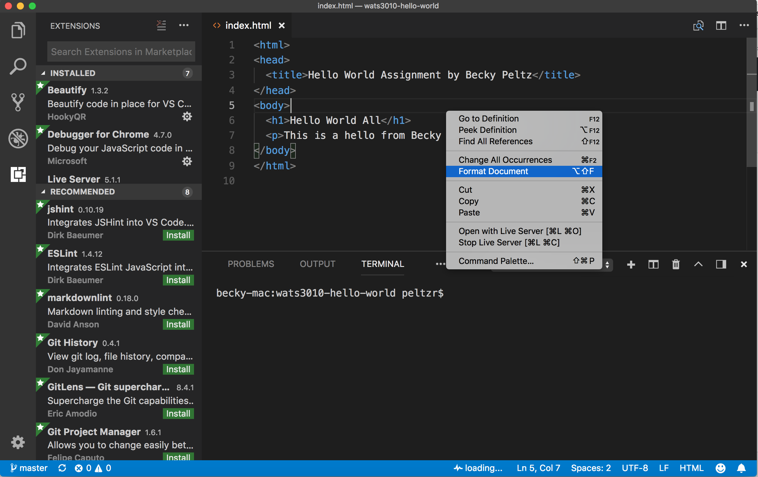Setup Dev Environment With Visual Studio Code GitBook